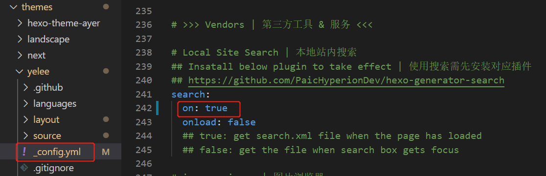 Hexo主题——yelee的使用[更新中 ] Oh Mybug